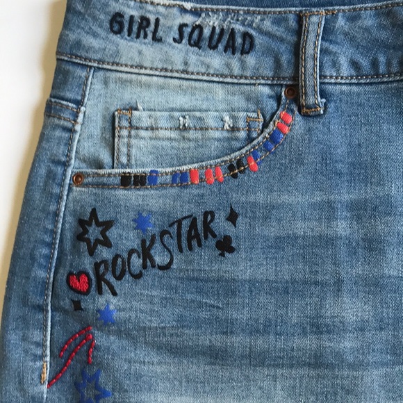 True Craft | Shorts | True Craft Rock Star Denim Shorts 3 Nwt | Poshmark